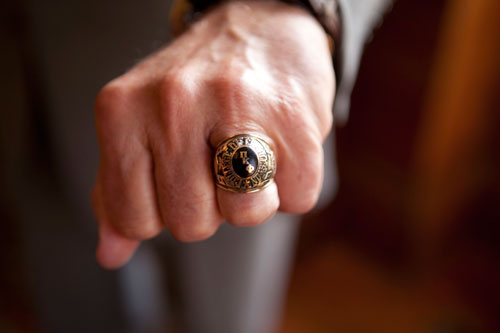 President McConnell's New Class Ring