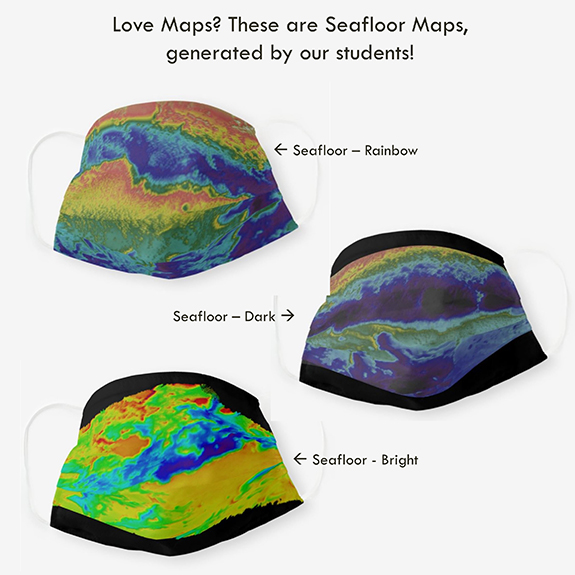 Geology Professor Supports Students with Marine-Inspired Masks